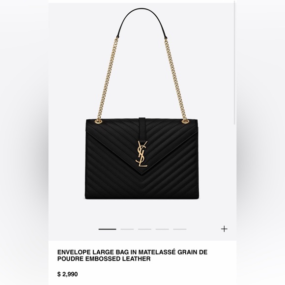 Yves Saint Laurent | Bags | Saint Laurent Monogram Envelope Bag | Poshmark